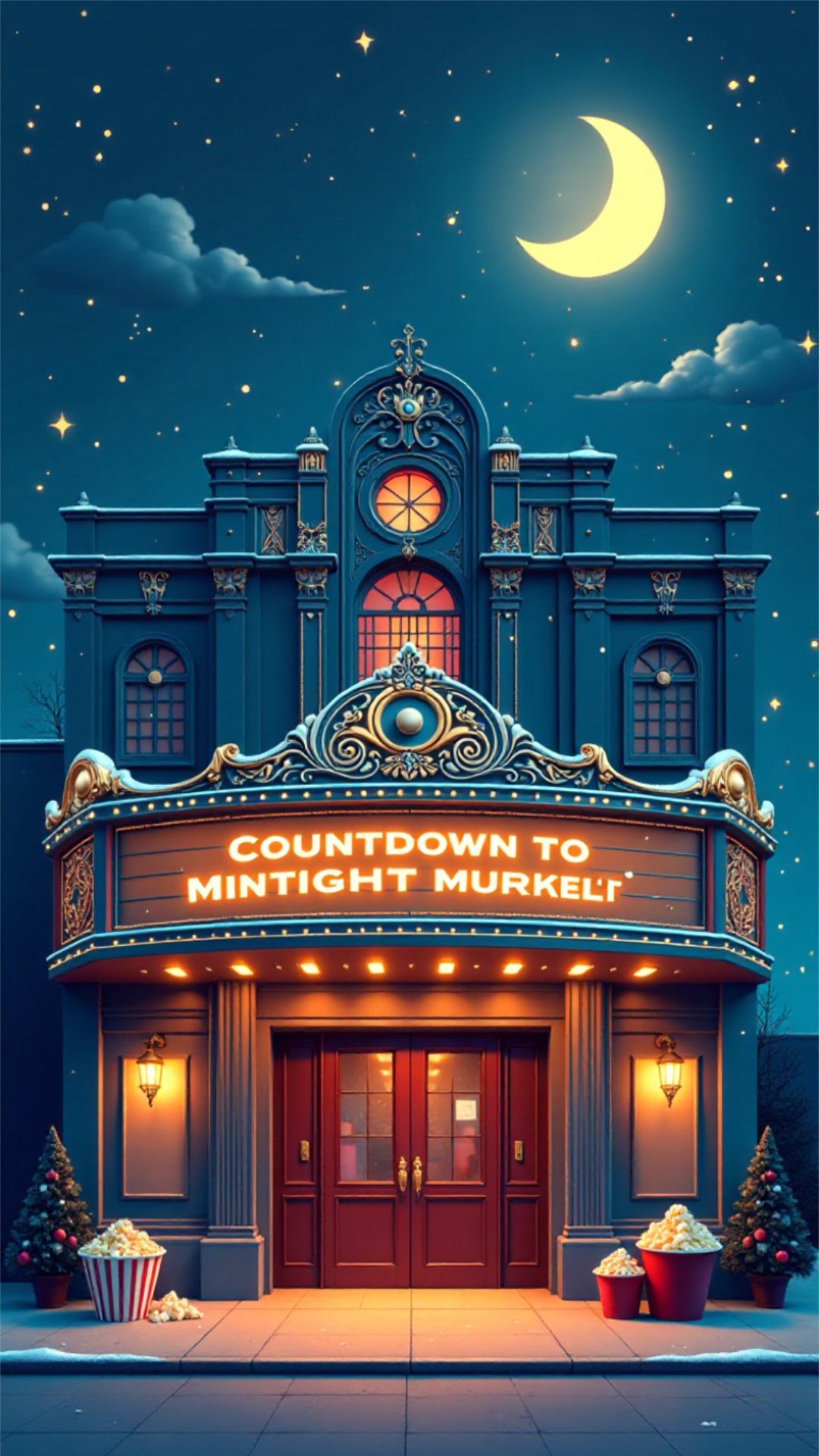 Countdown New Years Eve Movie Marathon Poster Template - AI Designs by ...