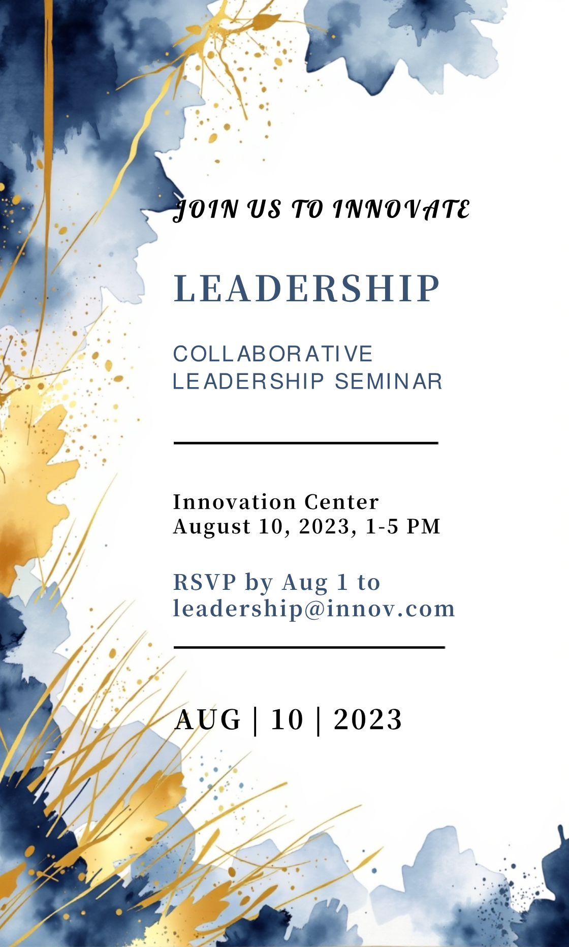 Collaborative Leadership Team Collaboration Skills Invitation Template ...