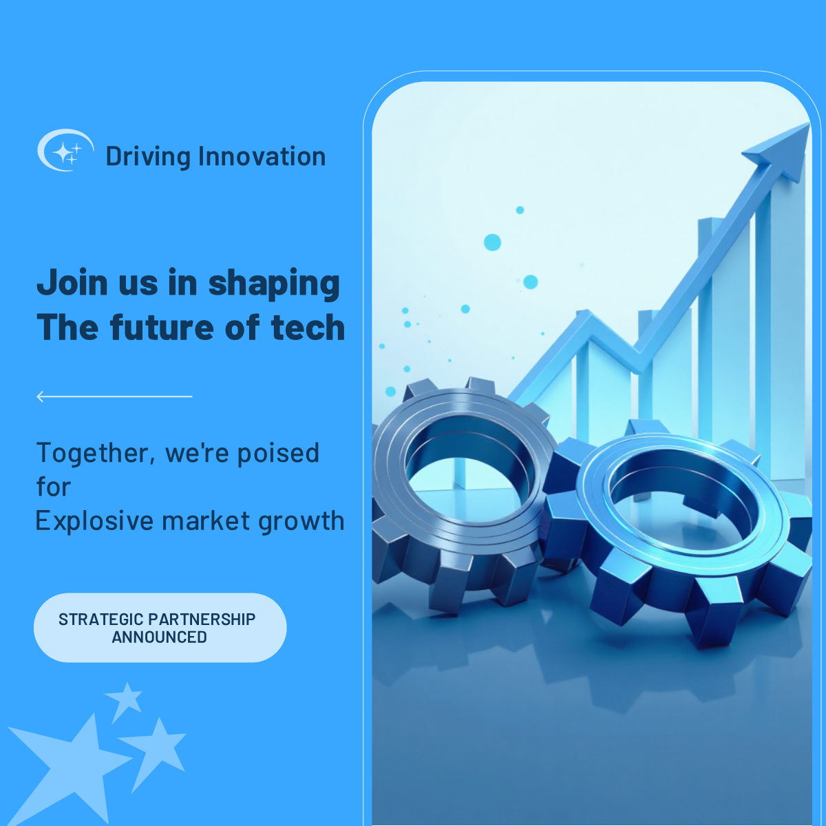 Strategic Partnership Business Examples LinkedIn Post Template - AI ...