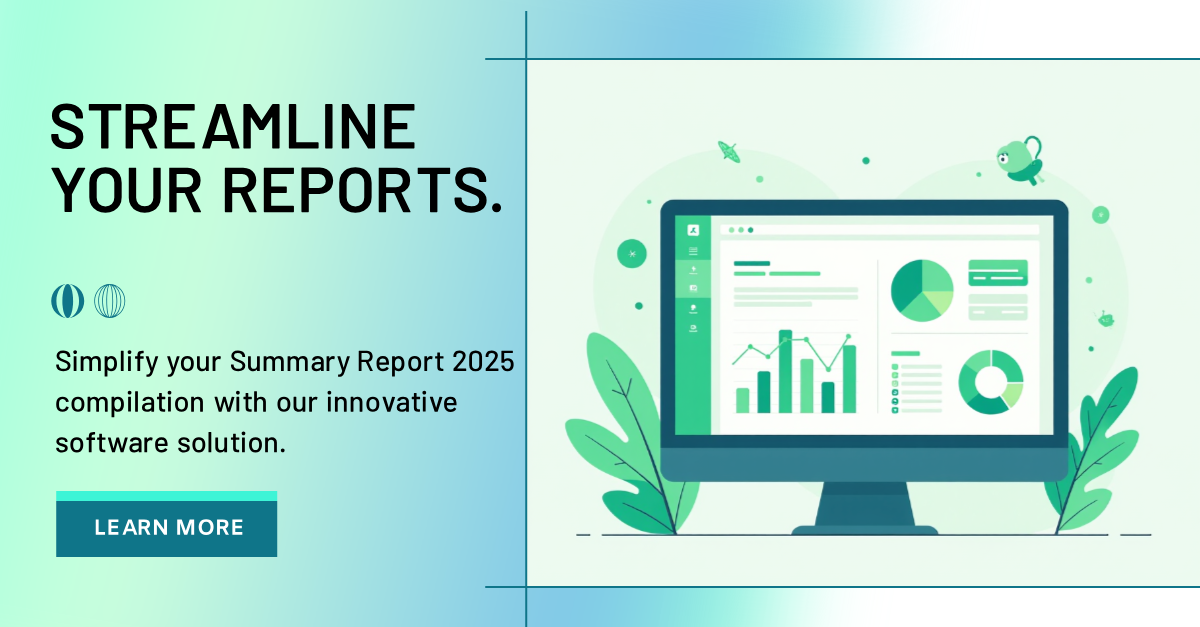 Green and Blue Flat Illustration Streamlined Summary Report 2025 ...