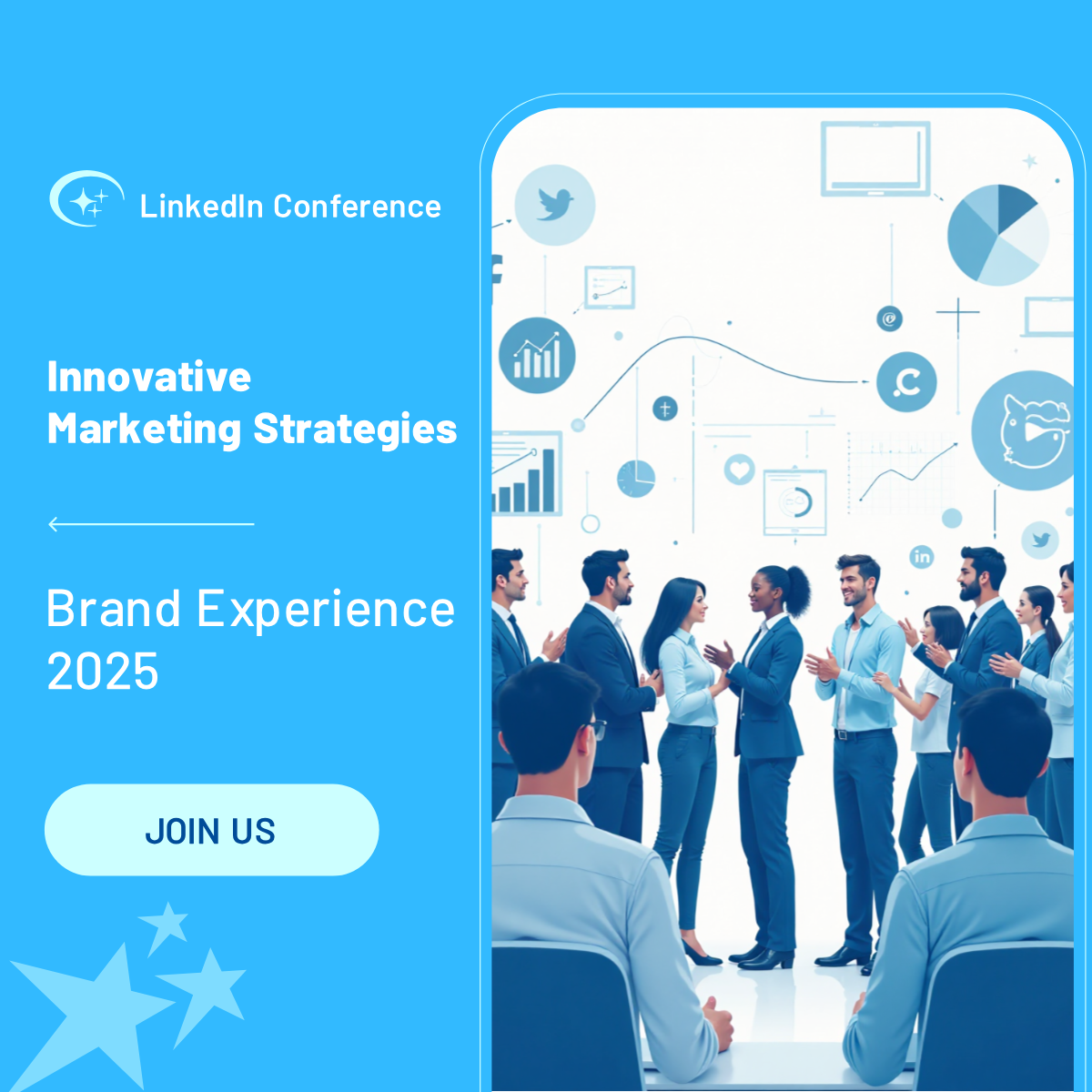 Brand Experience 2025 Conference LinkedIn Post Template - AI Designs by ...