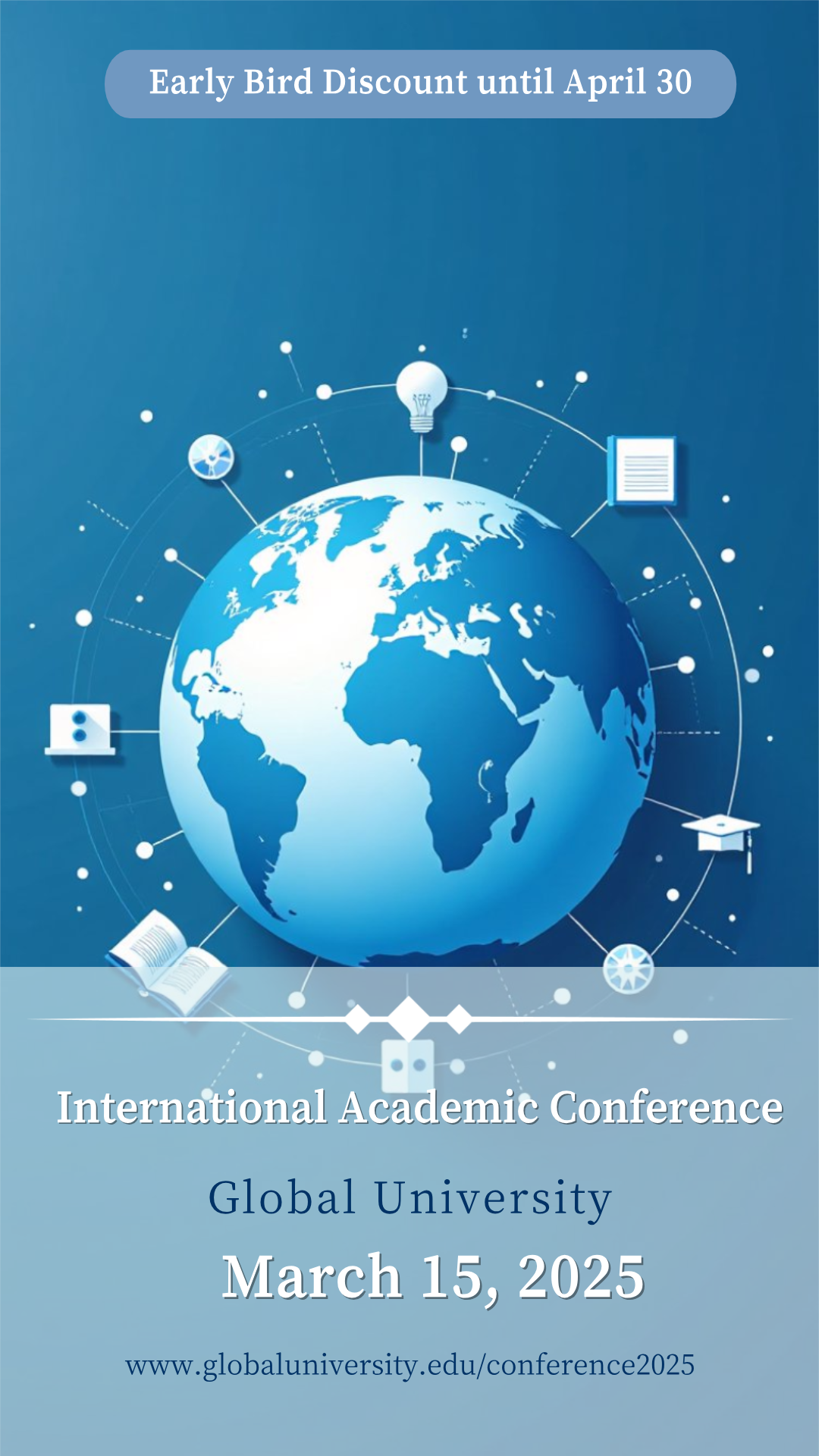 International Academic Conference Registration Poster Template - AI ...