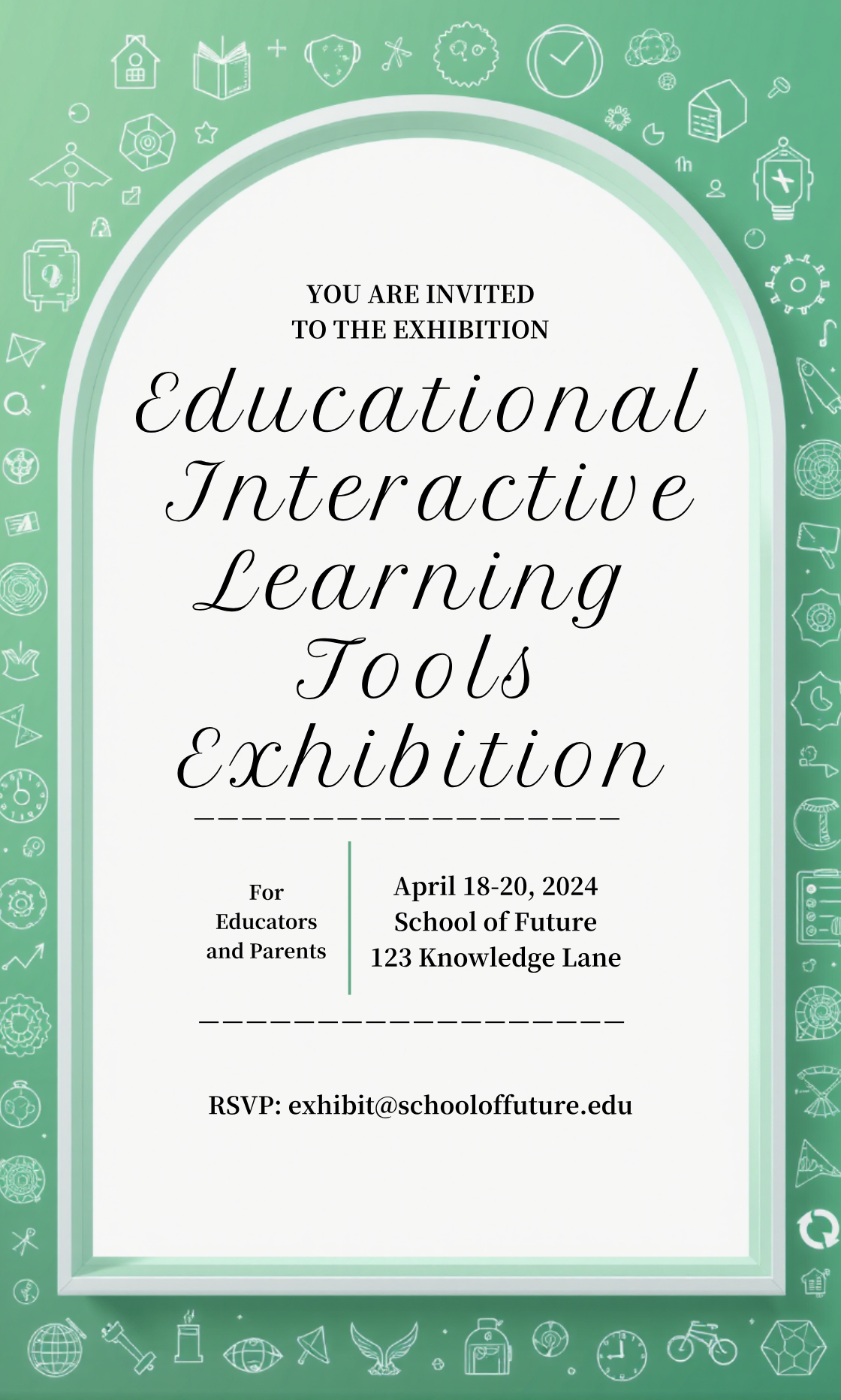 Educational Interactive Learning Tools Invitation Template - AI Designs ...