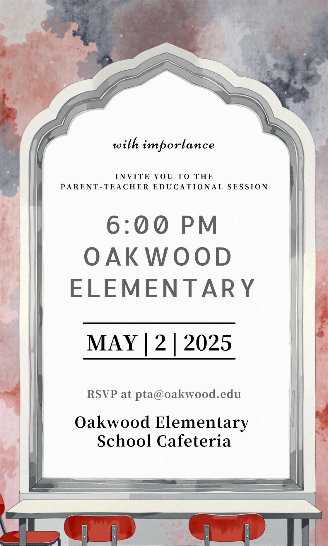 Parent-Teacher Educational Session Invitation Template - AI Designs by ...