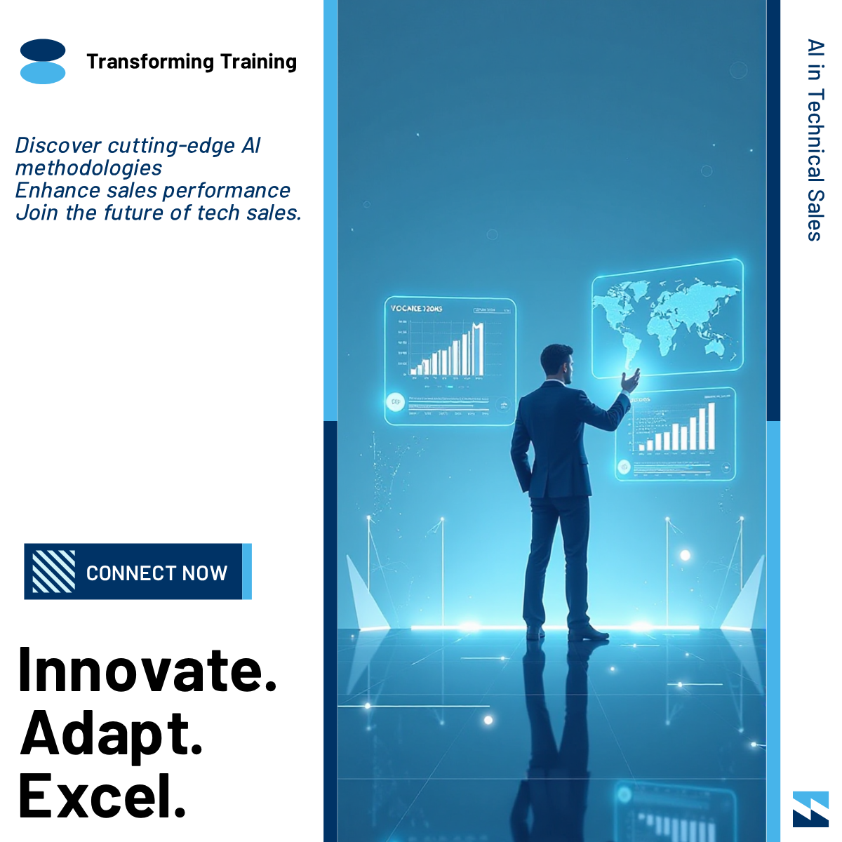 AI Technical Sales Training LinkedIn Post Template - AI Designs by ...