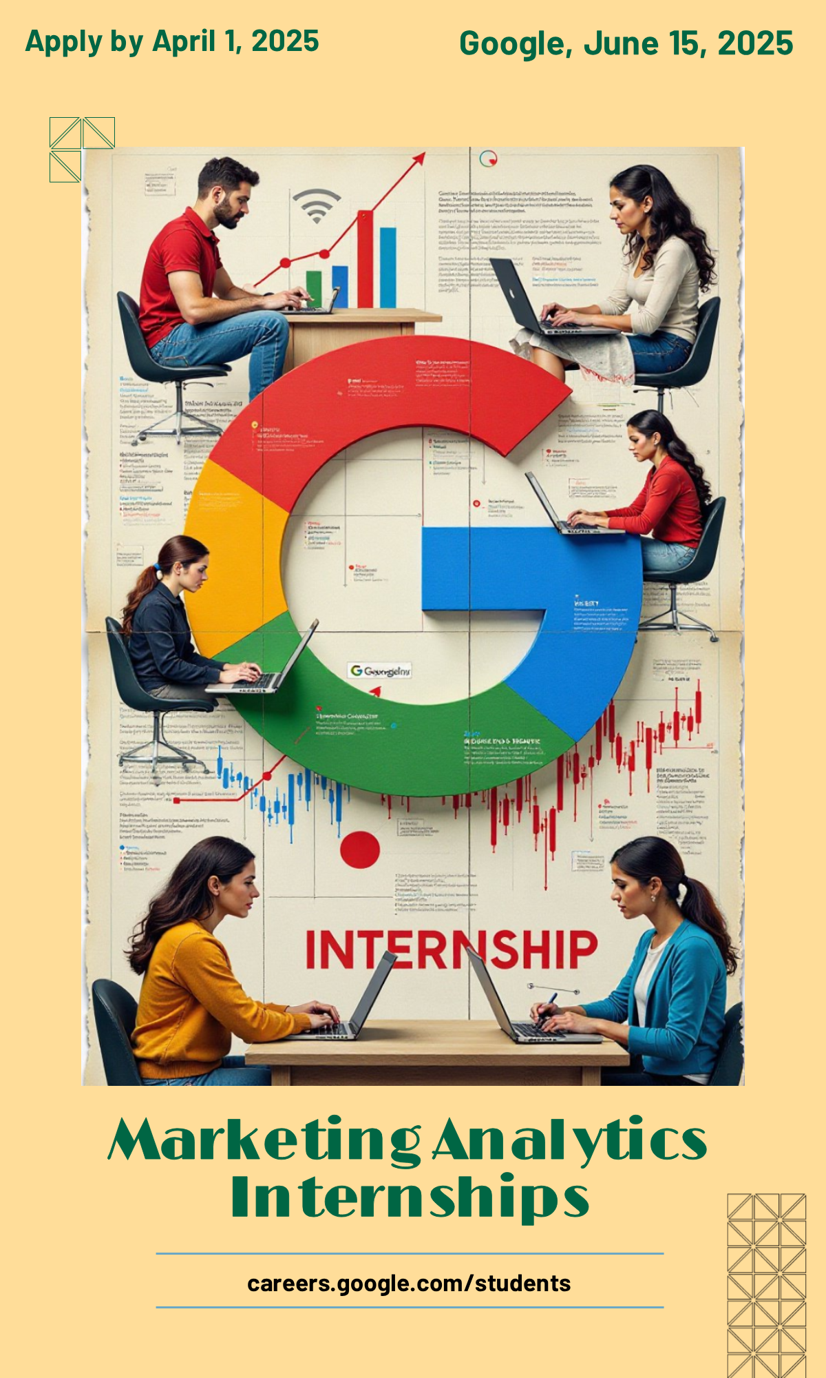Marketing Analytics Graduate Internships Poster Template - AI Designs ...