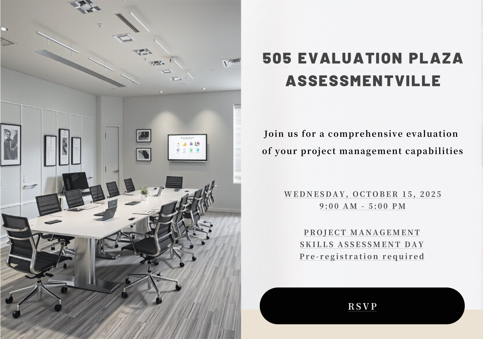 Project Management Skills Assessment Postcard Template - AI Designs by ...