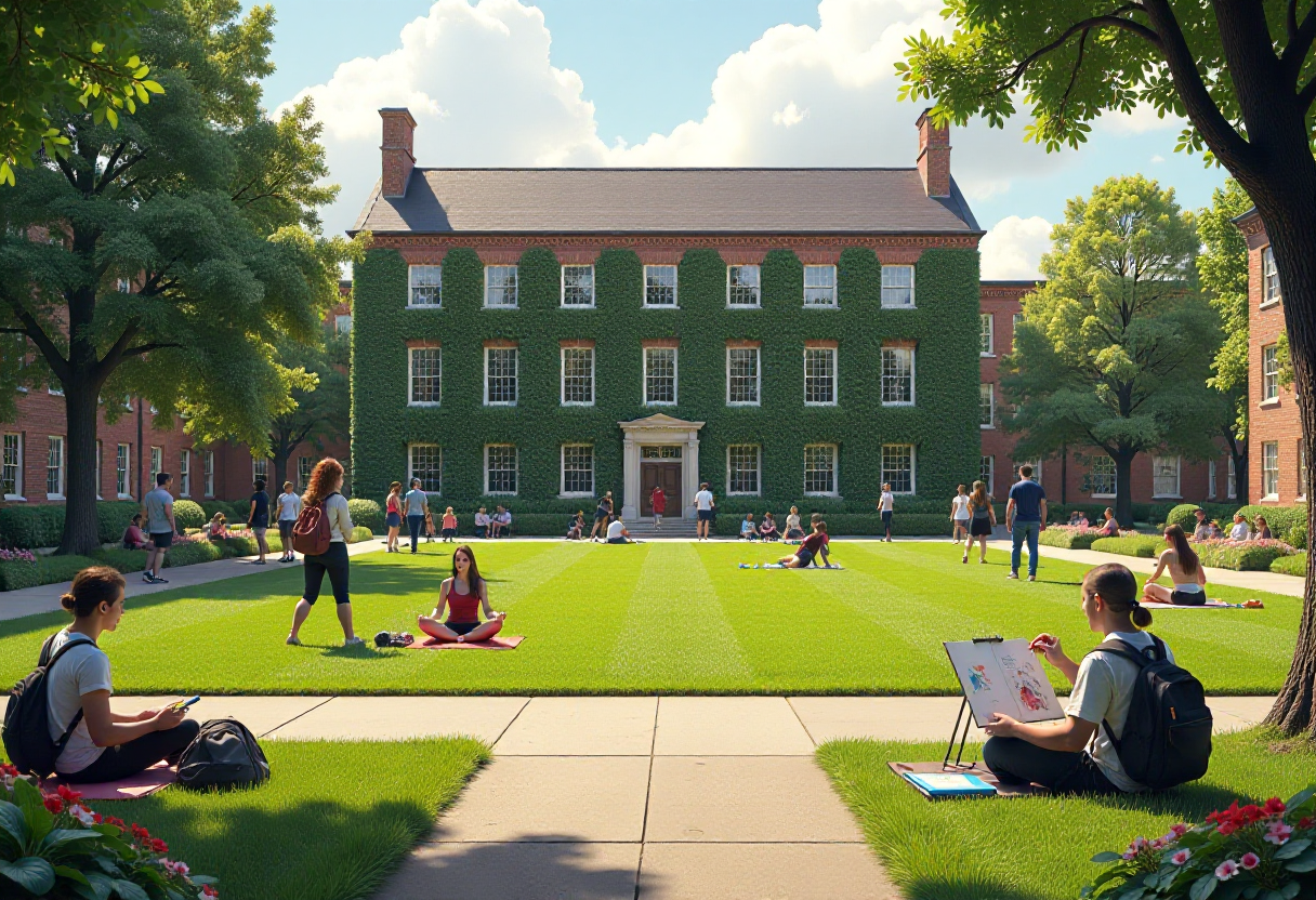 Diverse Extracurriculars for College Campus Image Template - AI Designs ...