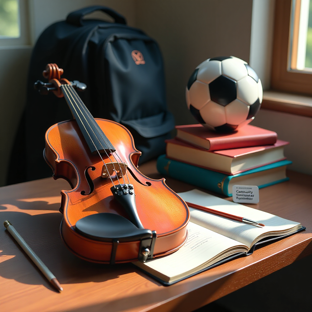 Student's Best Extracurriculars for College Image Template - AI Designs ...