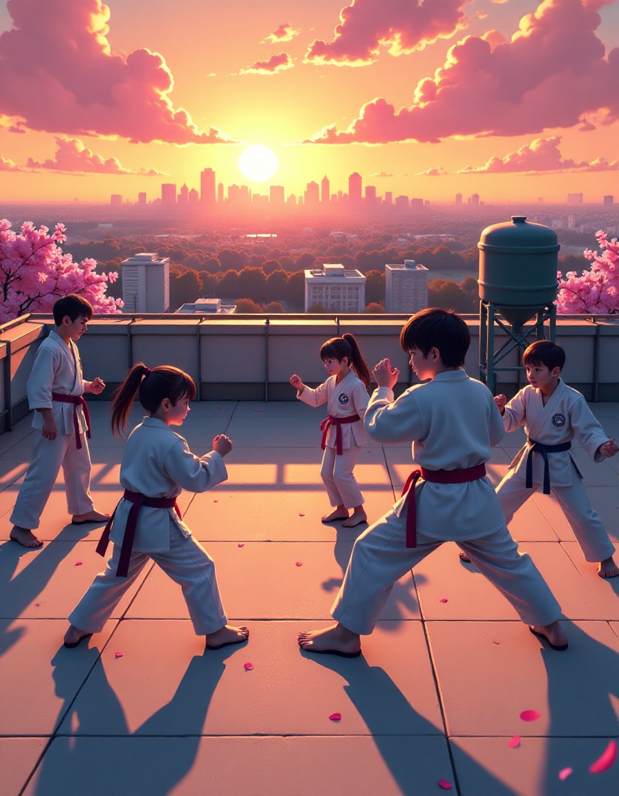 Rooftop After-School Sports Practice Image Template - AI Designs by ...