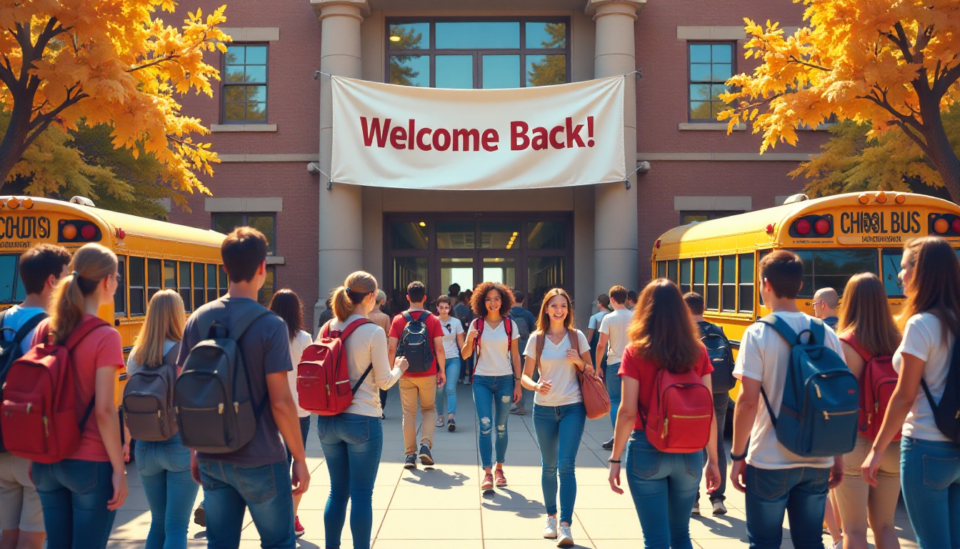 First Day Back to School Movie Scene Image