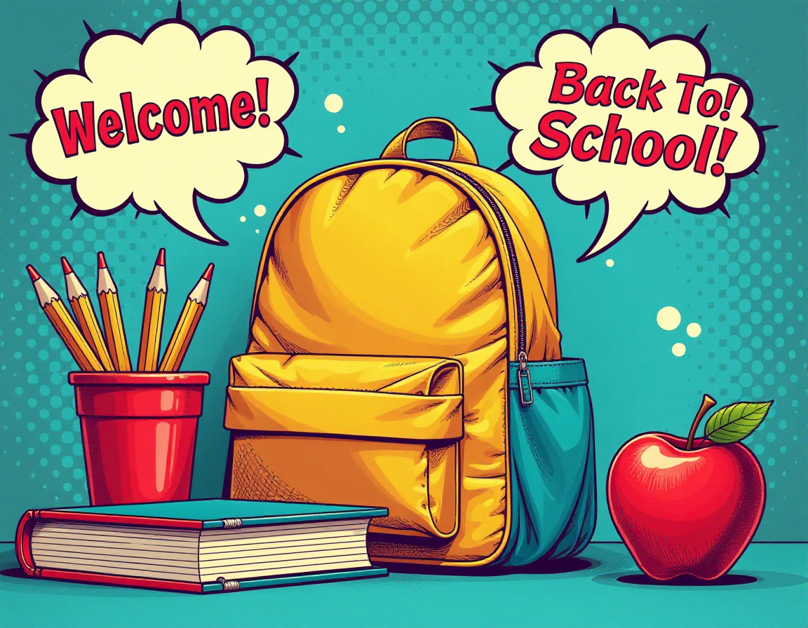 Bold Welcome Back to School Composition Image Template - AI Designs by ...