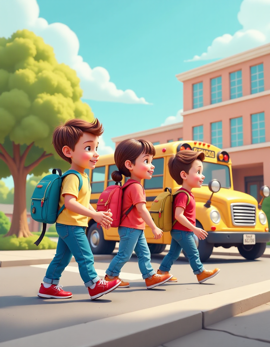 Animated Back to School Clothes Image Template - AI Designs by MolyPix.AI
