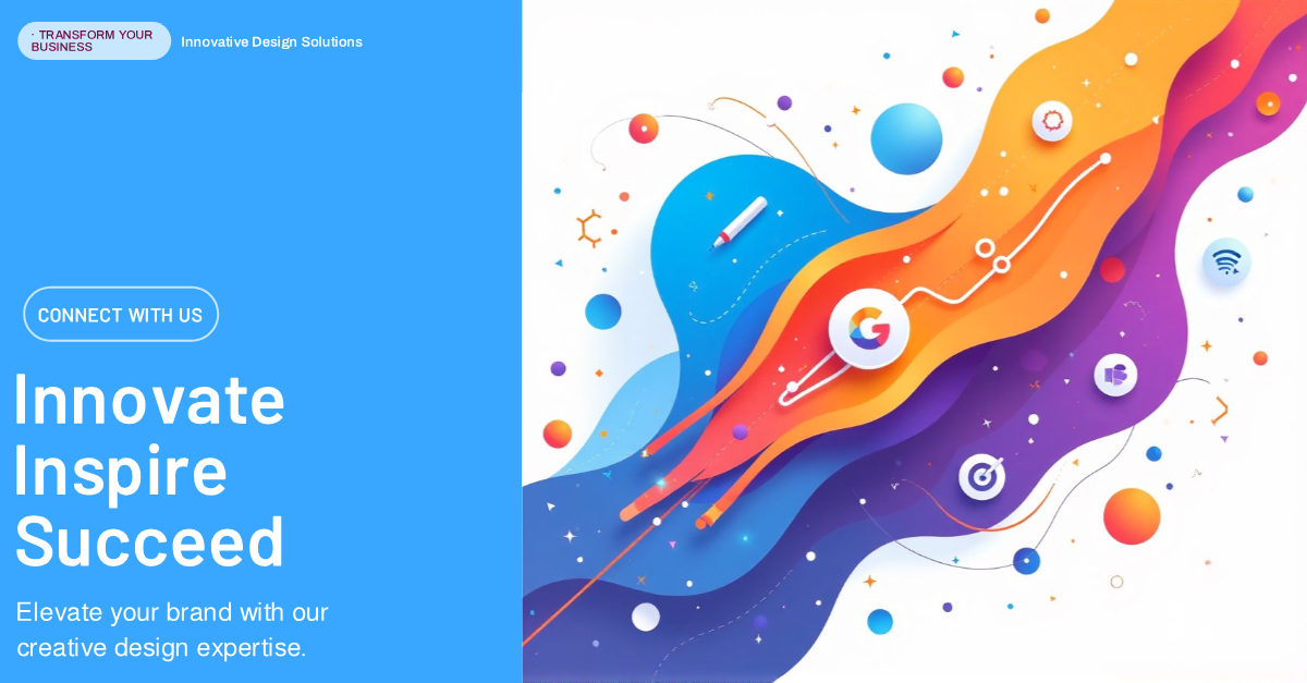 Innovative Creative Design Solutions LinkedIn Single Image Ad Template - AI Designs by MolyPix.AI