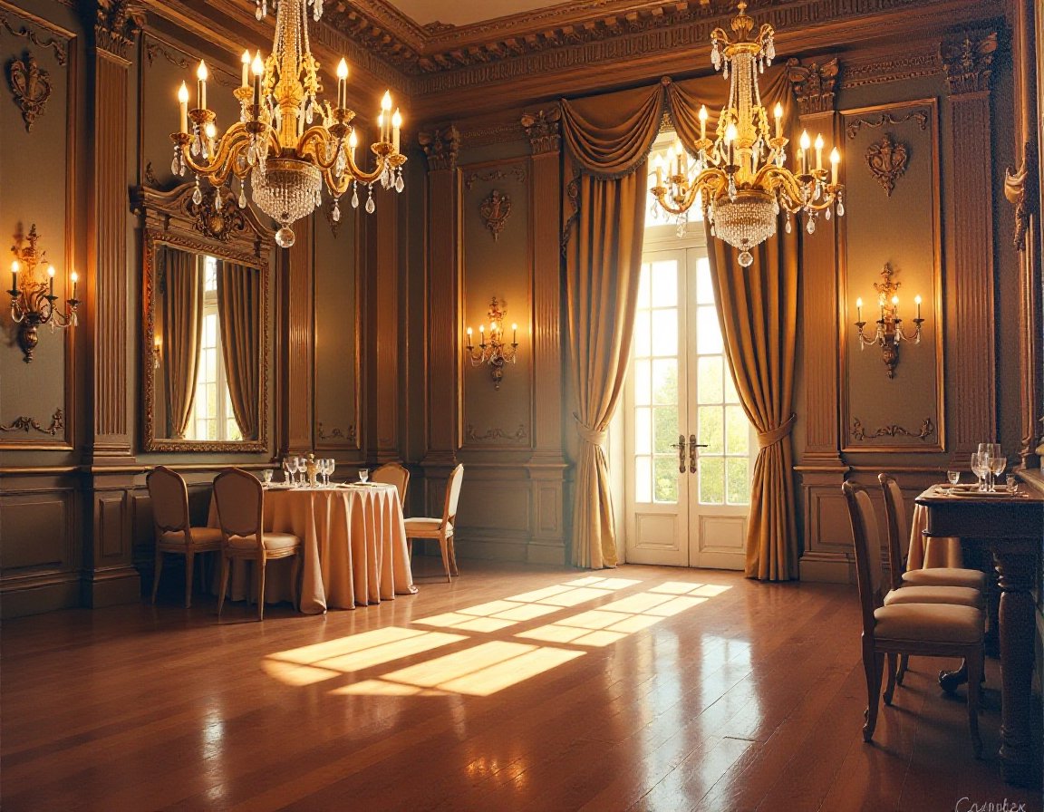Elegant Party Lighting Ballroom Image Template - AI Designs by MolyPix.AI