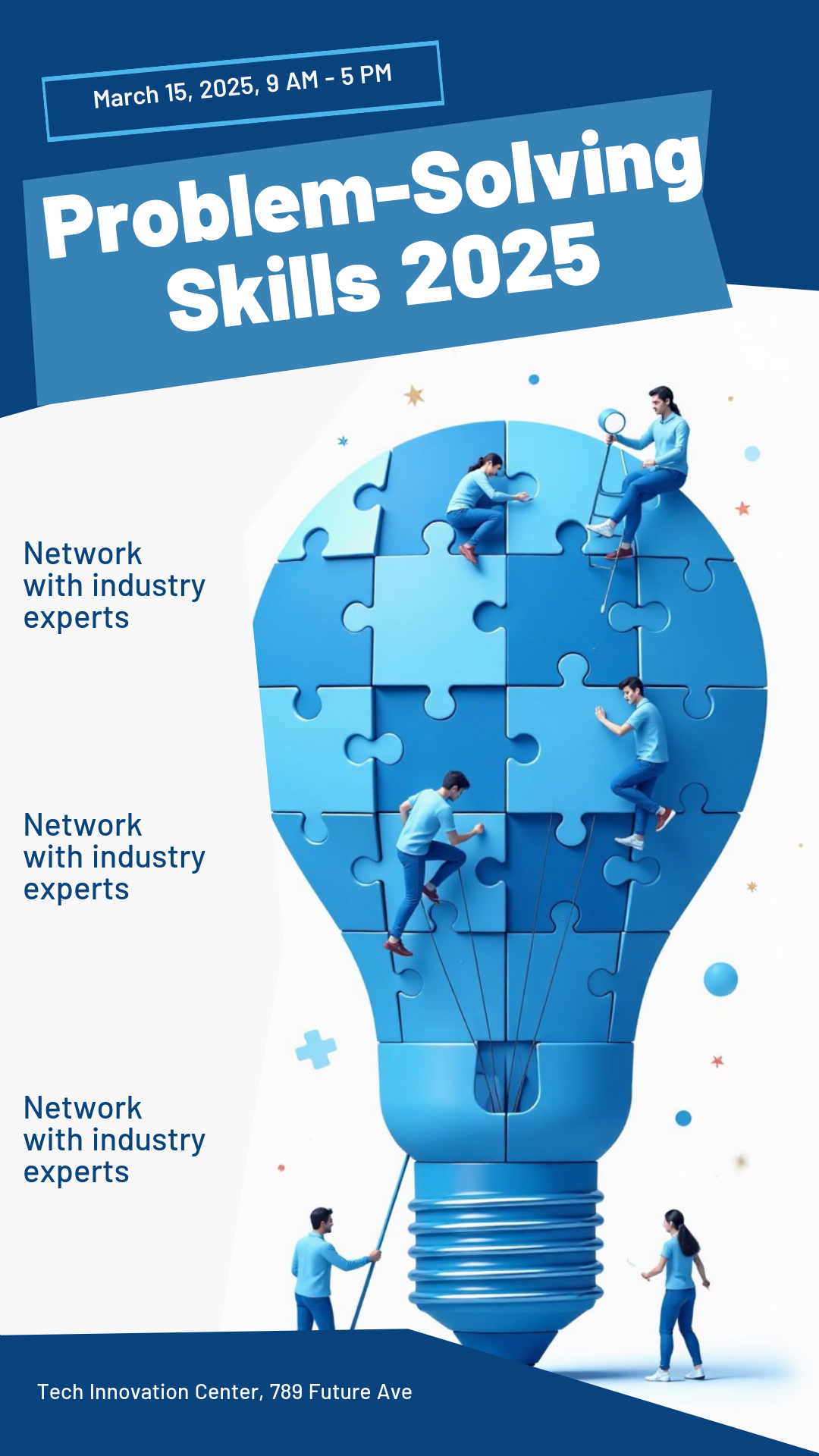 Problem-Solving Skills 2025 Conference Poster Template - AI Designs by ...