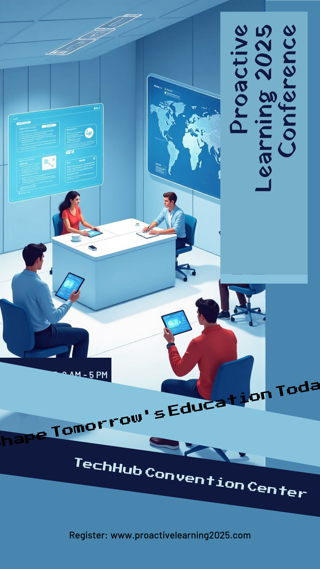 Proactive Learning 2025 Conference Poster Template - AI Designs by ...