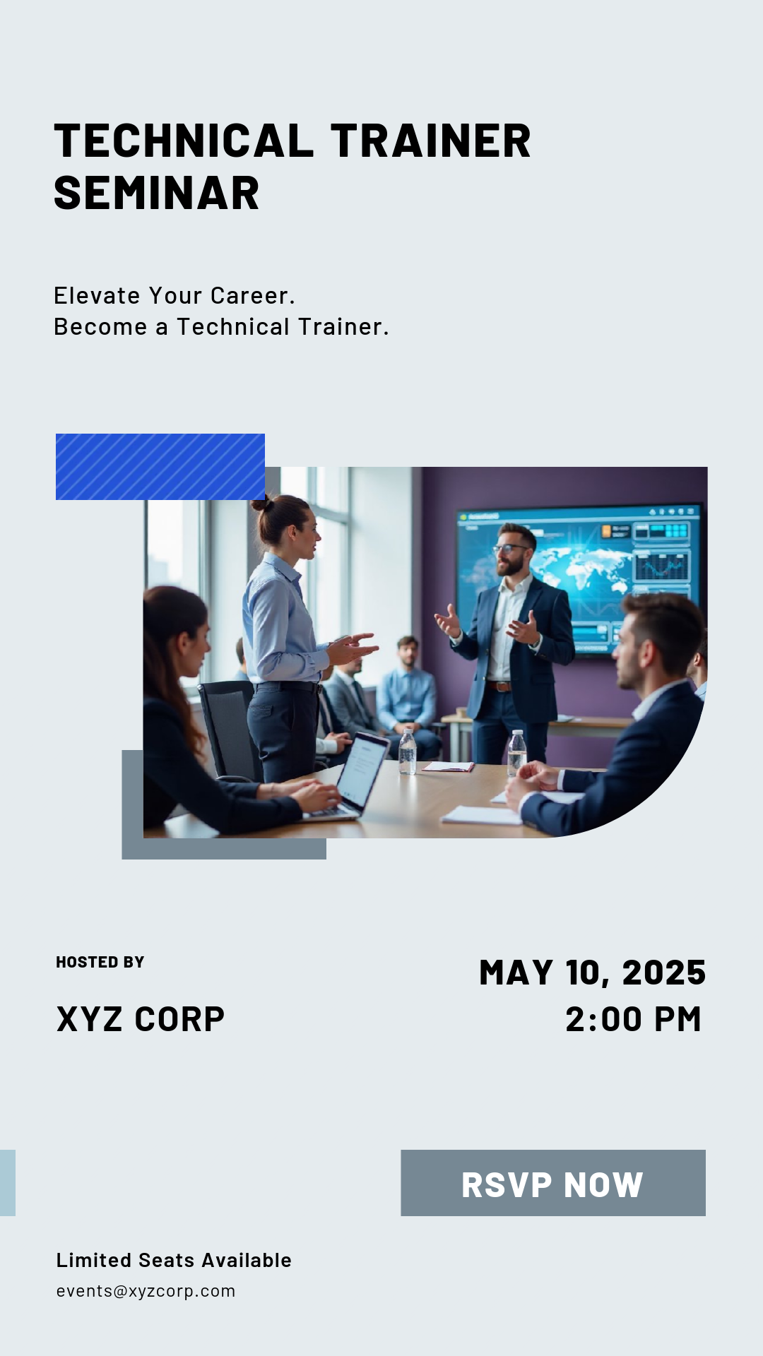 Become Technical Trainer Jobs Poster Template - AI Designs by MolyPix.AI