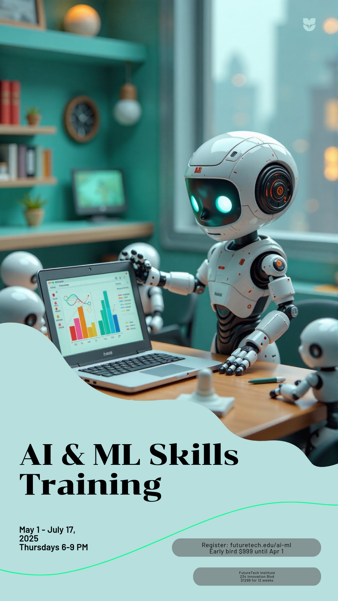 AI Machine Learning Technical Skills Training Poster Template - AI ...