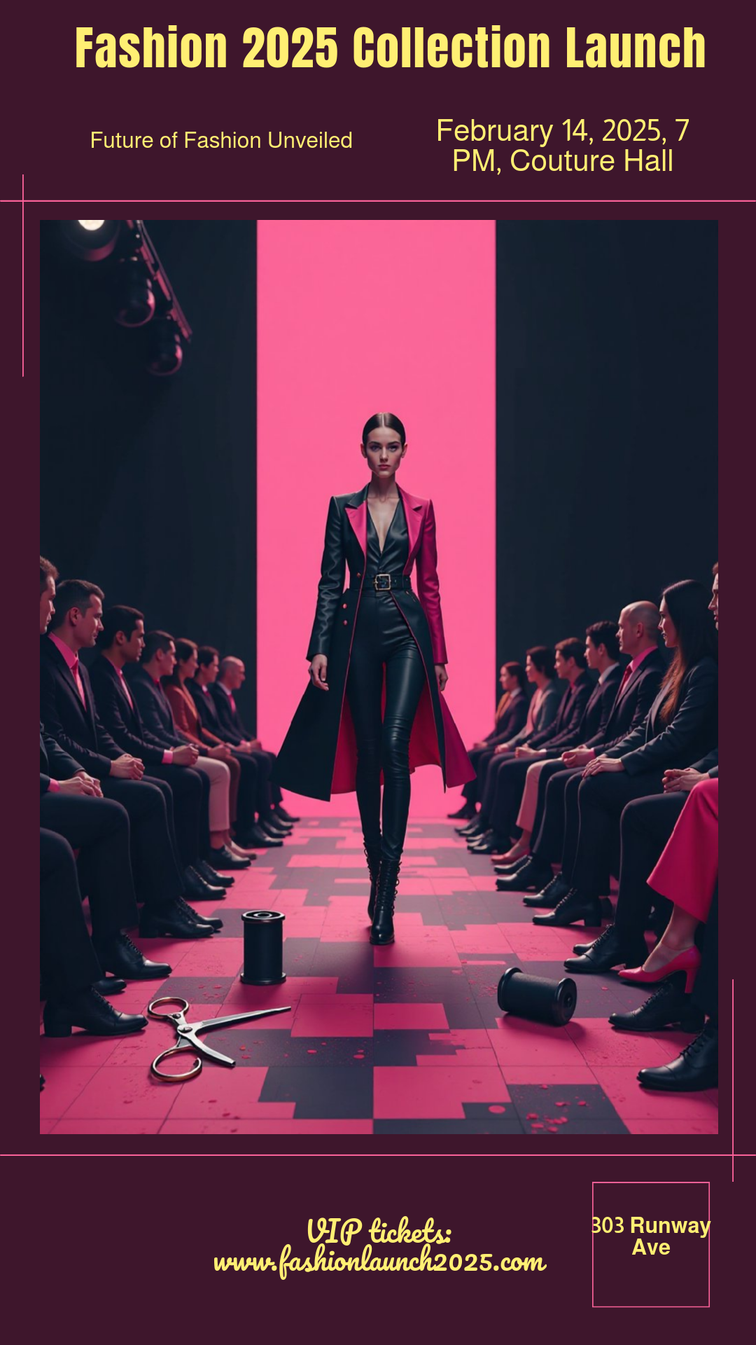 Fashion Product Launch Plan 2025 Poster Template - AI Designs by MolyPix.AI