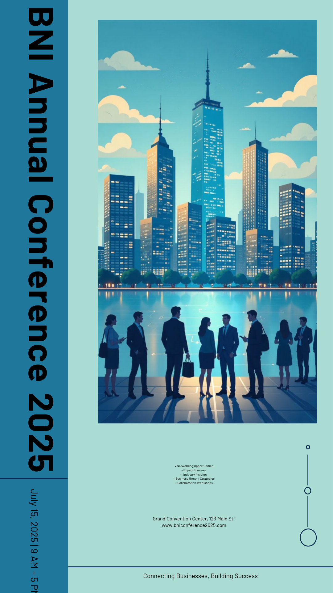 Business Network International Annual Conference Poster Template - AI ...