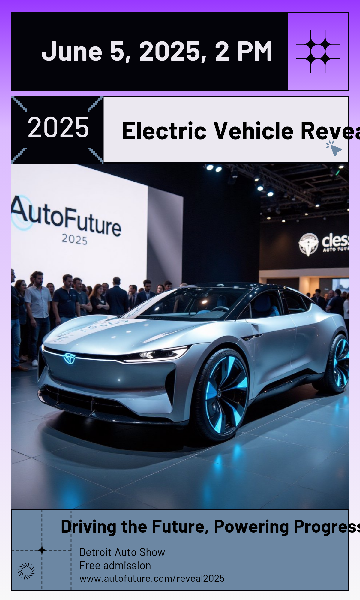 AutoFuture Brand Story 2025 Poster Template - AI Designs by MolyPix.AI