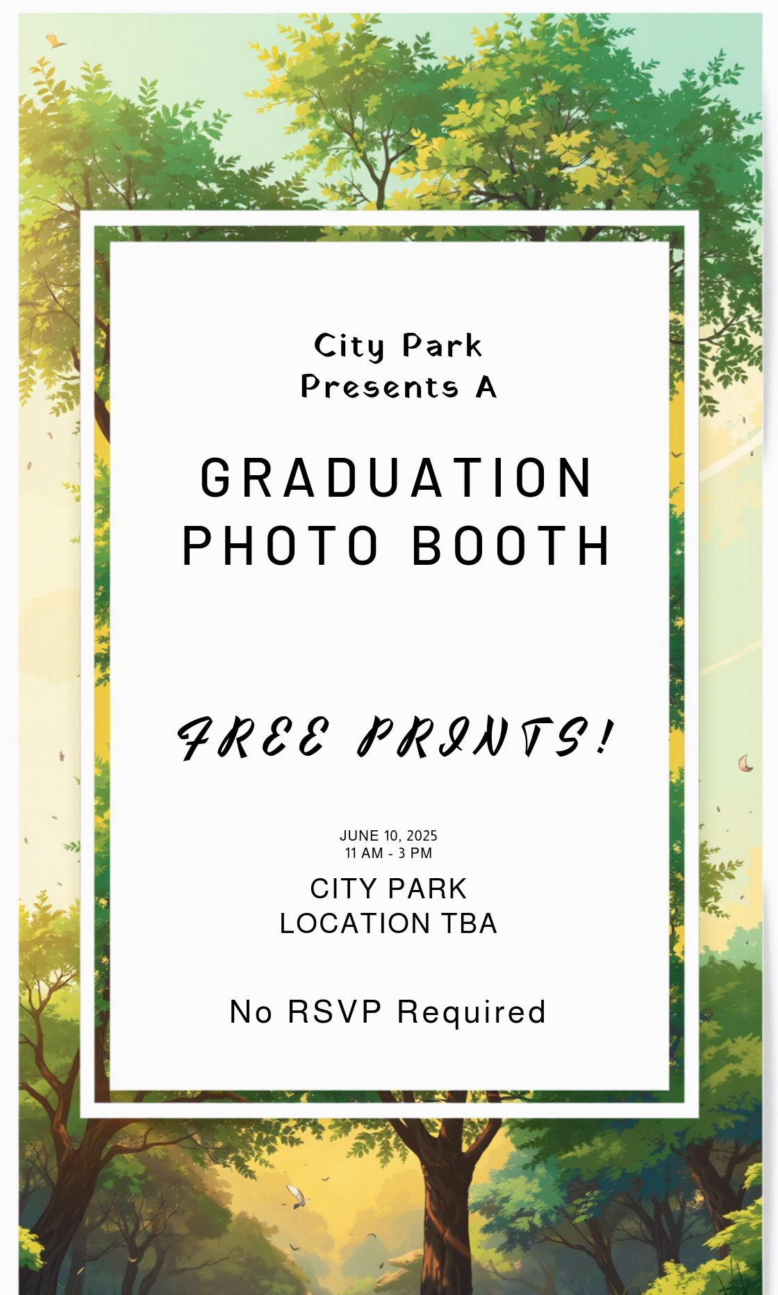 Graduation Photo Booth Party Ideas Invitation Template - AI Designs by ...