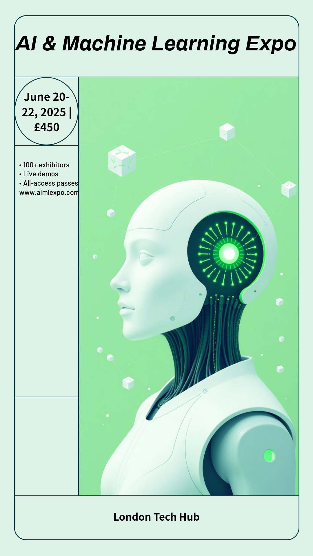 AI Machine Learning Tech Industry Conferences Poster Template - AI ...