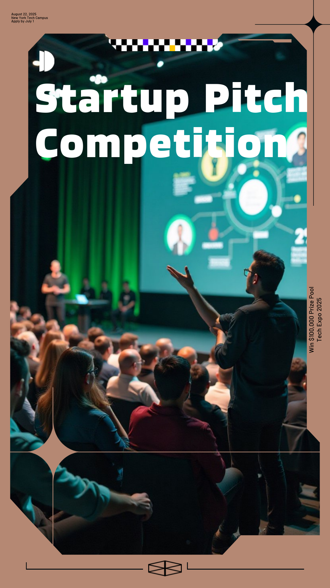 Startup Pitch Tech Expo 2025 Poster Template - AI Designs by MolyPix.AI