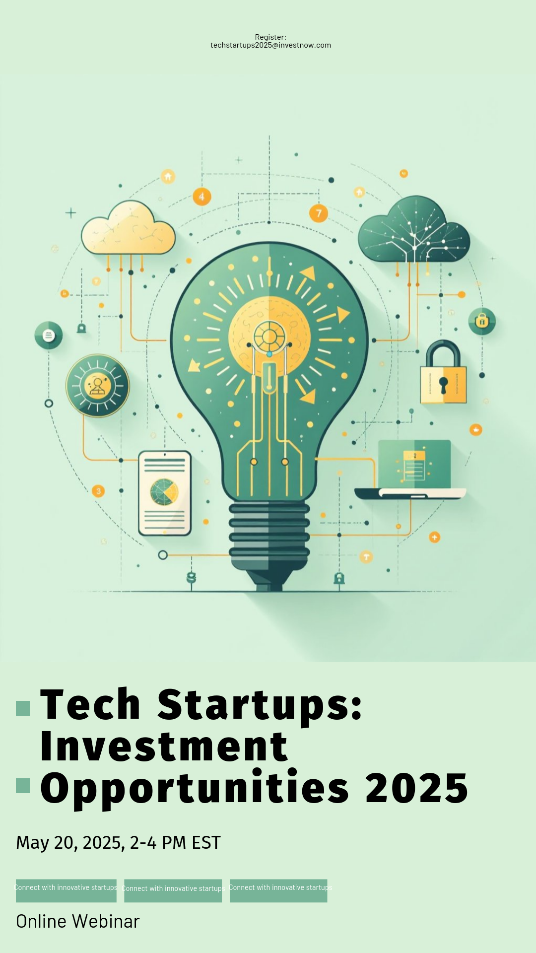 Tech Startups Investment Opportunities 2025 Poster Template - AI ...