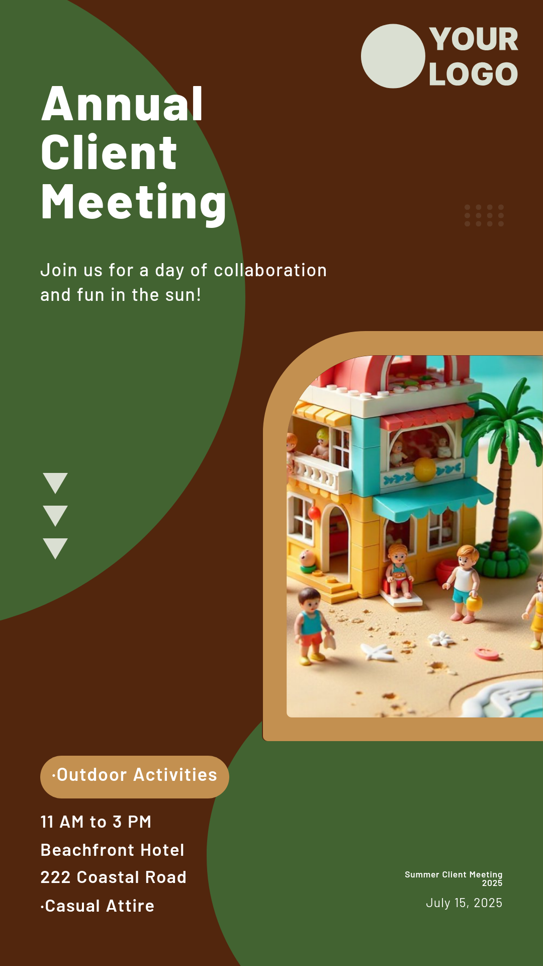 Summer Client Meeting 2025 Poster Template - AI Designs by MolyPix.AI