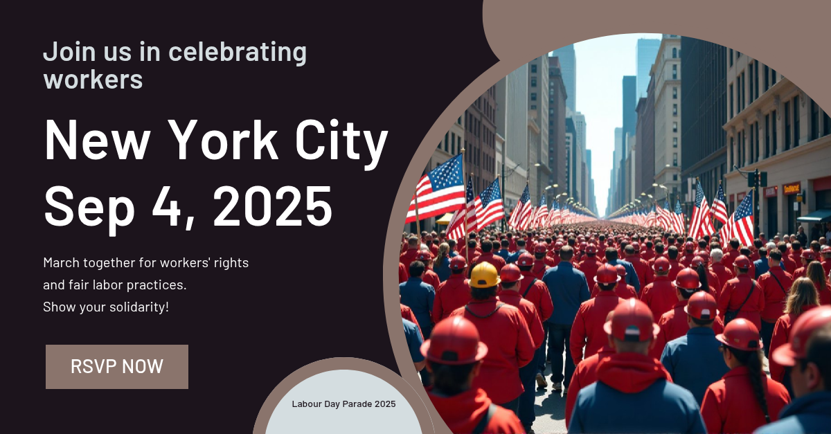 Labour Day Parade NYC LinkedIn Single Image Ad Template - AI Designs by ...