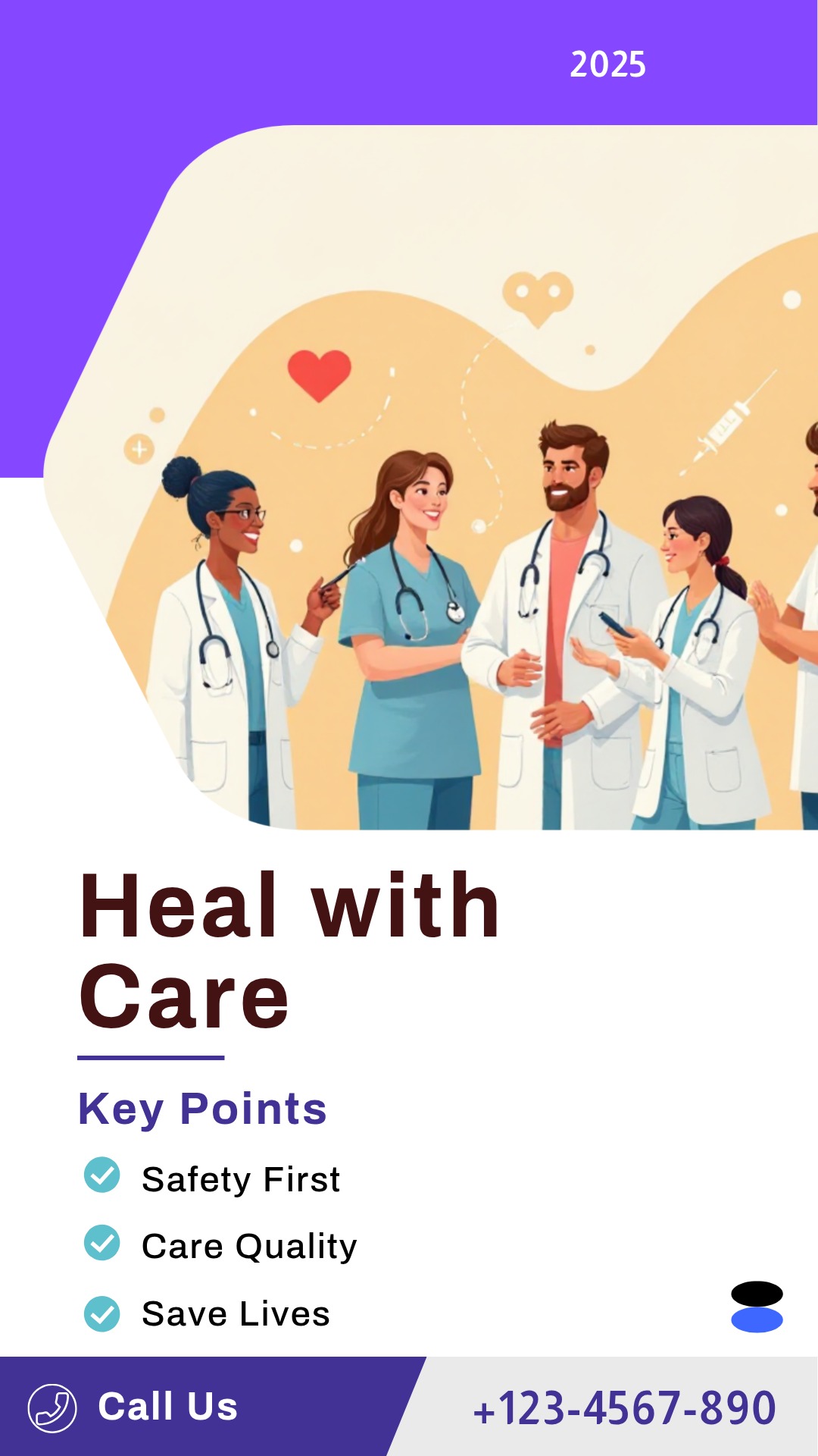 Patient Safety Caring for Patients Poster Template - AI Designs by ...