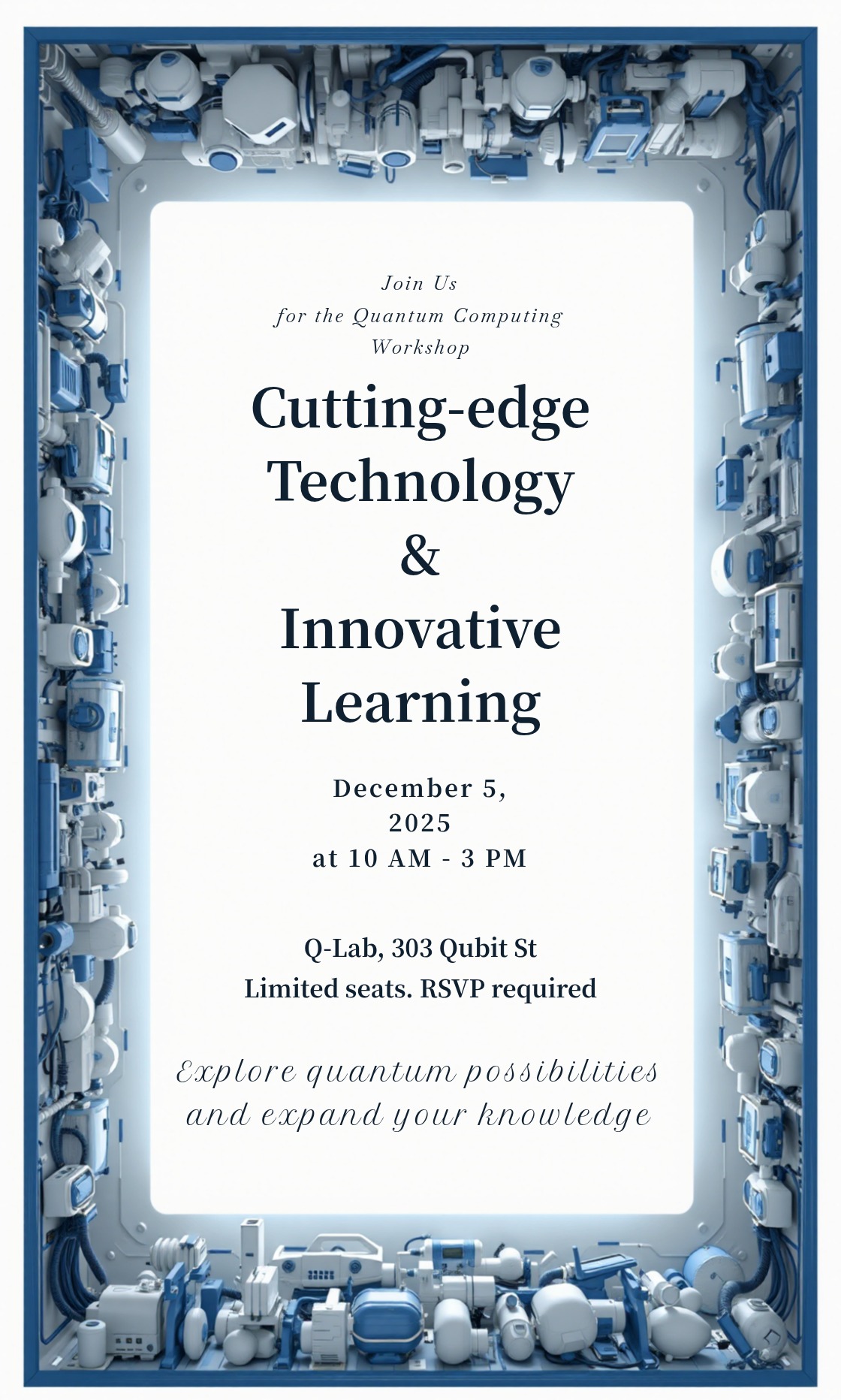 Quantum Computing Technological Innovation Workshop Invitation Template ...
