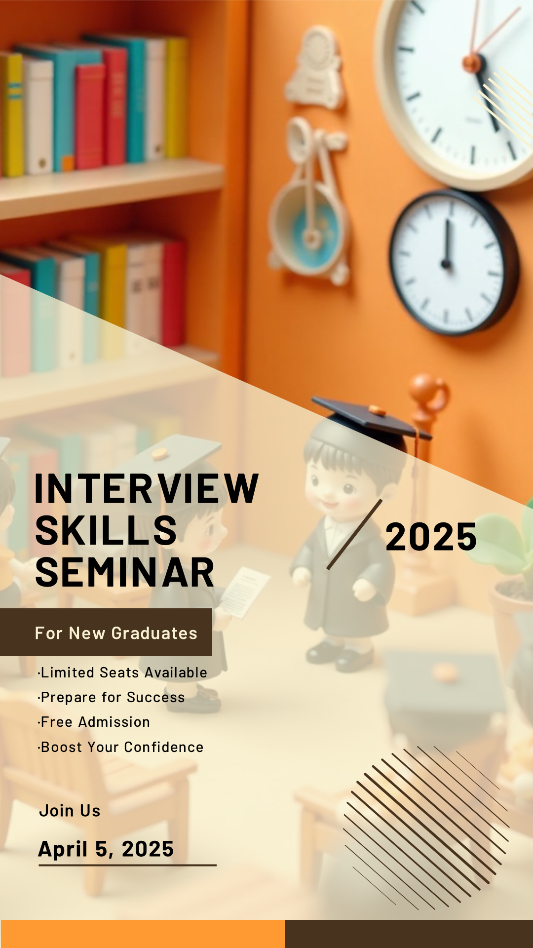 Interview Skills for New Graduates Poster Template - AI Designs by ...