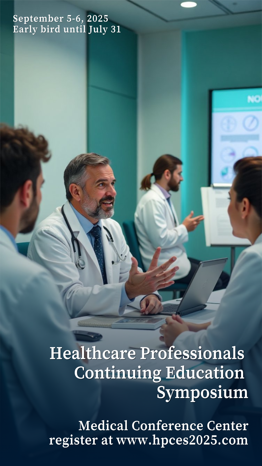 Healthcare Continuing Education Symposium Poster Template - AI Designs ...