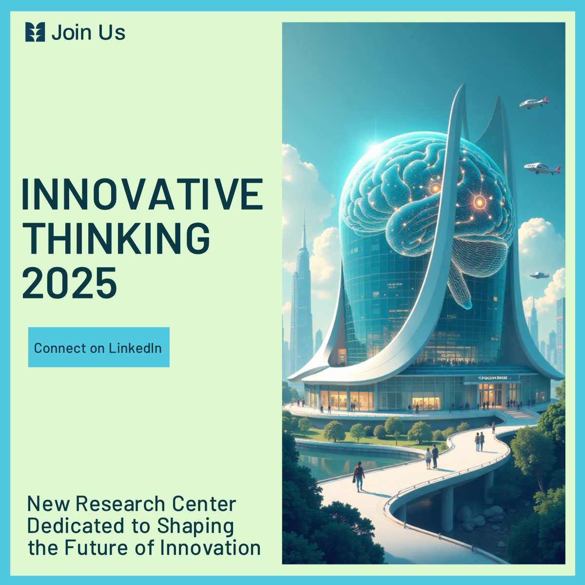 Innovative Thinking 2025 Research LinkedIn Post Template - AI Designs ...