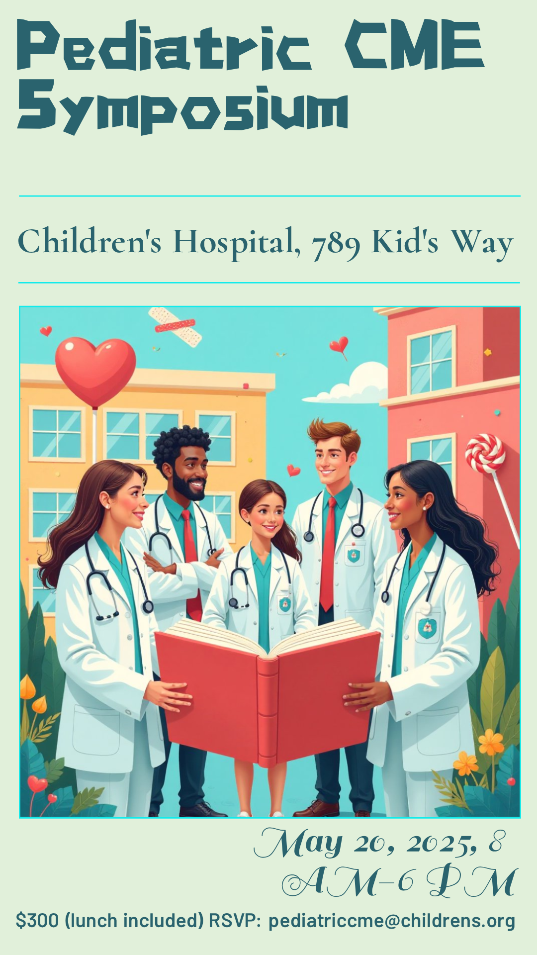 Pediatric Continuing Medical Education Symposium Poster Template - AI ...