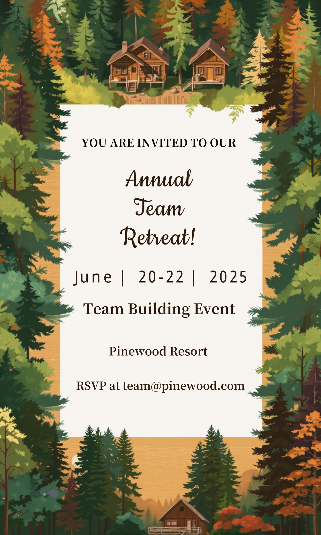 Annual Team Building Workplace Skills Development Invitation Template ...