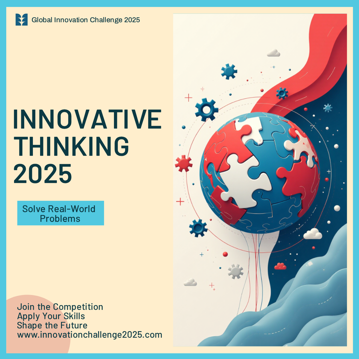 Innovative Thinking 2025 Competition LinkedIn Post Template - AI ...