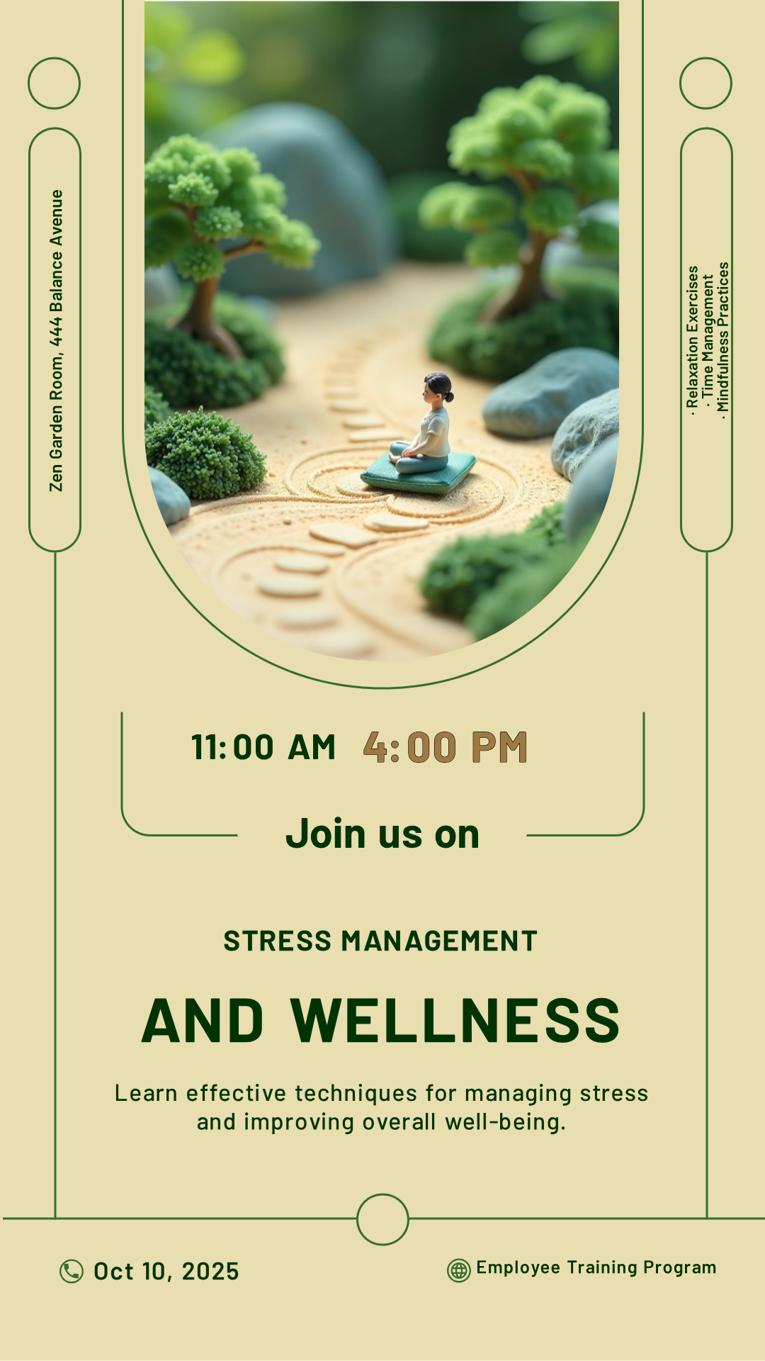 Wellness Employee Training Programs Poster Template - AI Designs by ...