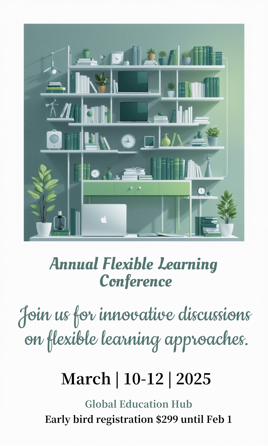 Annual Flexible Learning Conference Invitation Template - AI Designs by ...