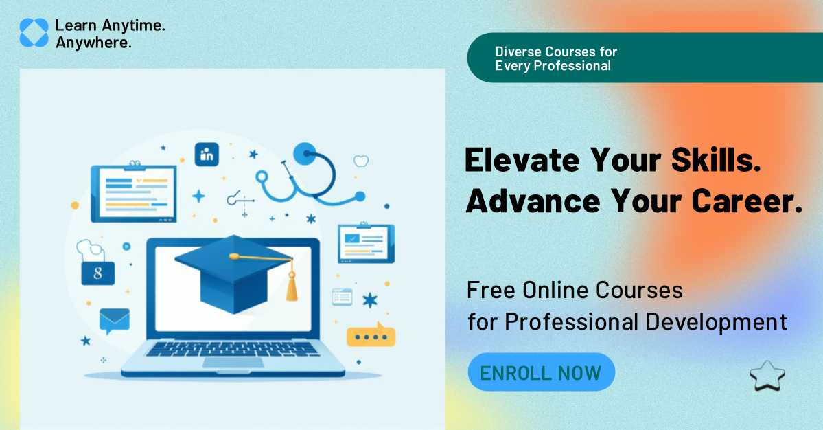 Professional Development Free Courses LinkedIn Single Image Ad Template ...