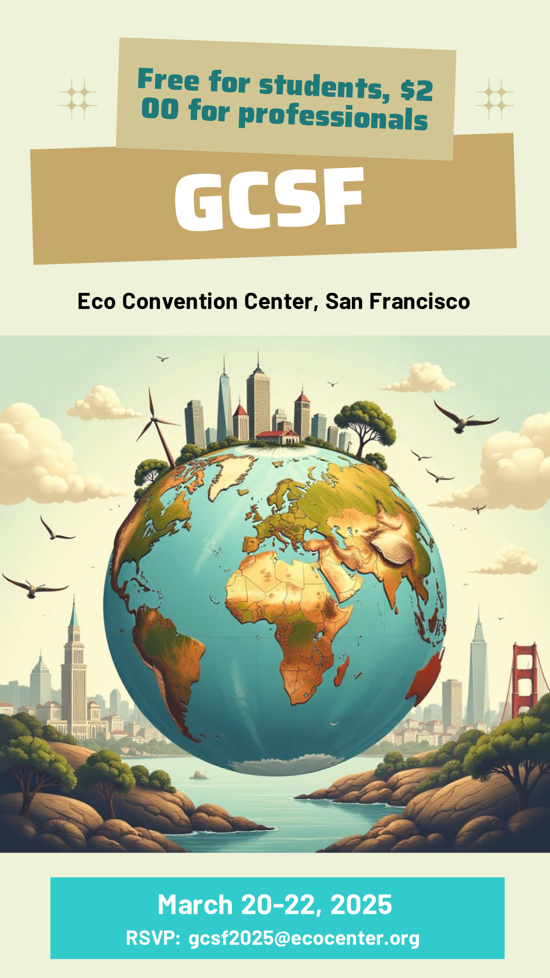 List of Academic Conferences GCSF Poster Template - AI Designs by ...