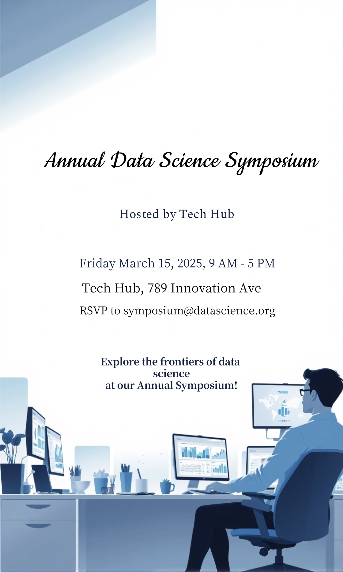 Annual Data Science Programming Symposium Invitation Template - AI ...